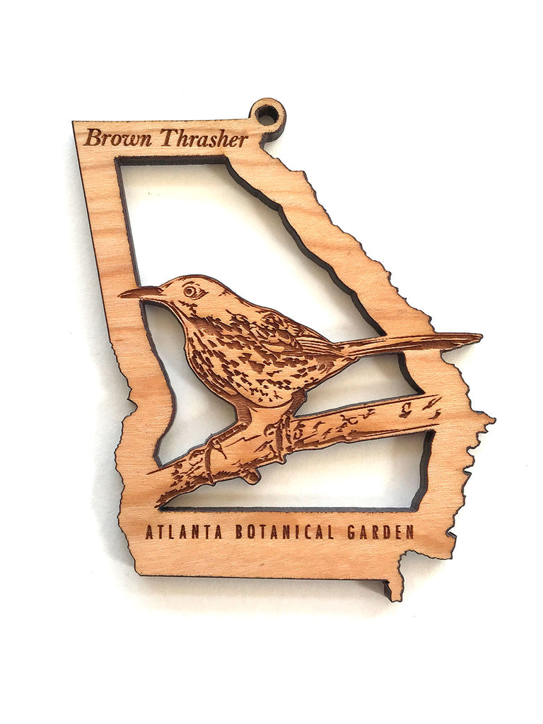 Brown Thrasher Georgia State Bird Ornament – Nestled Pines