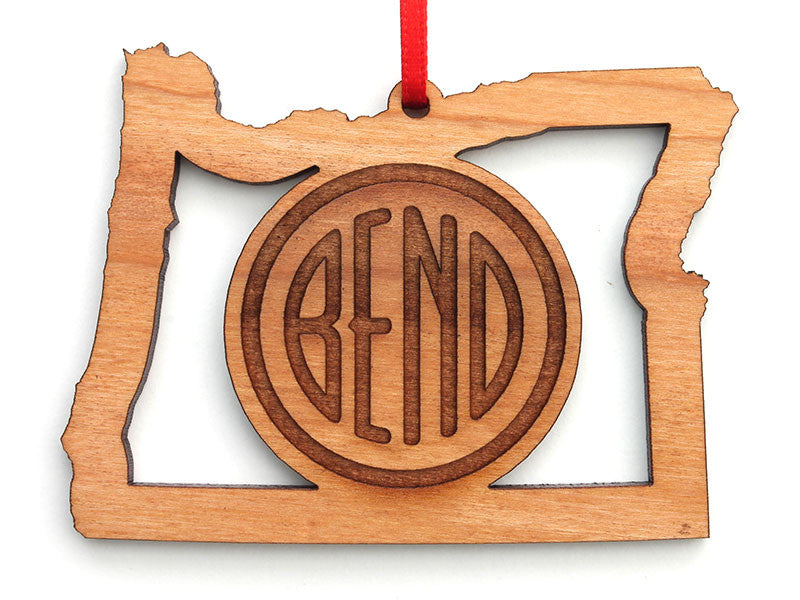 Simply Bend Oregon Logo Insert Ornament – Nestled Pines