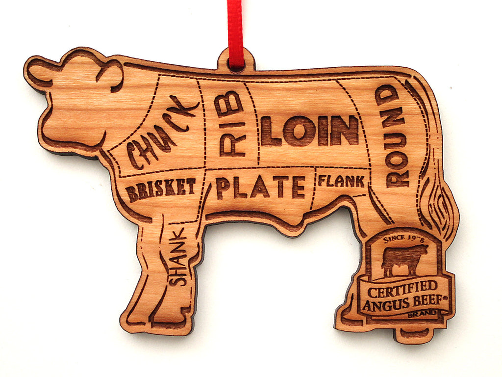 Certified Angus Beef Cuts Ornament – Nestled Pines