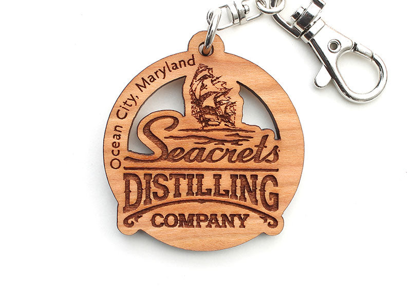Seacrets Distilling Company Logo Key Chain – Nestled Pines