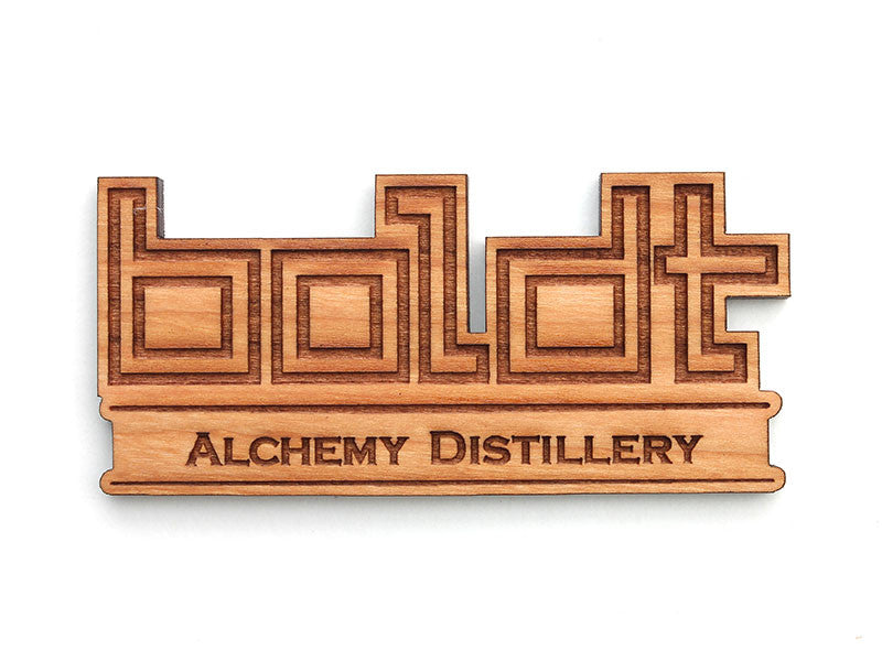 Boldt Alchemy Distillery Logo Magnet – Nestled Pines