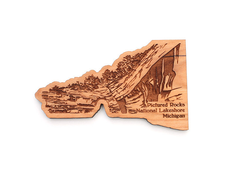Pictured Rocks Magnet – Nestled Pines