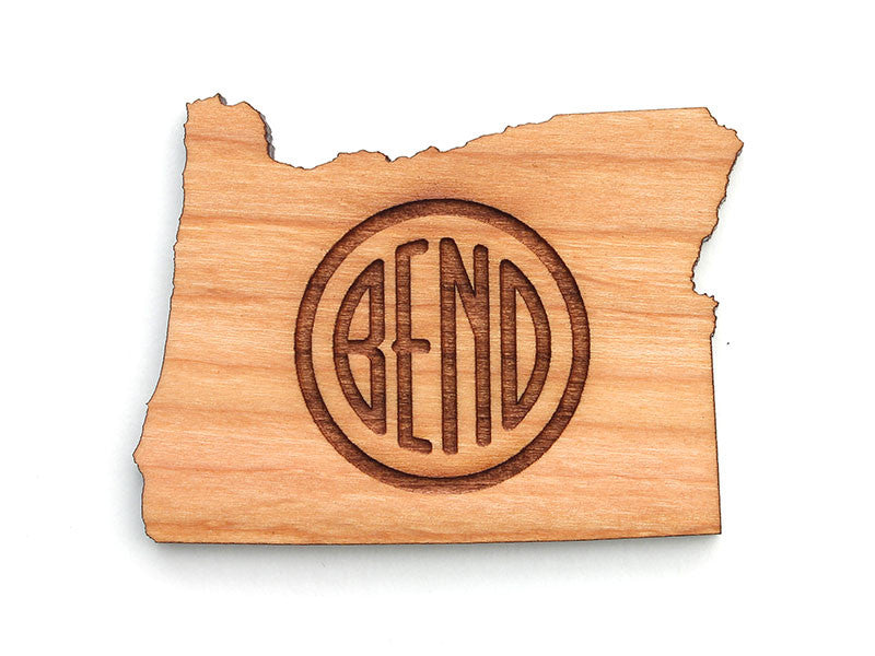 Simply Bend Oregon Logo Magnet – Nestled Pines