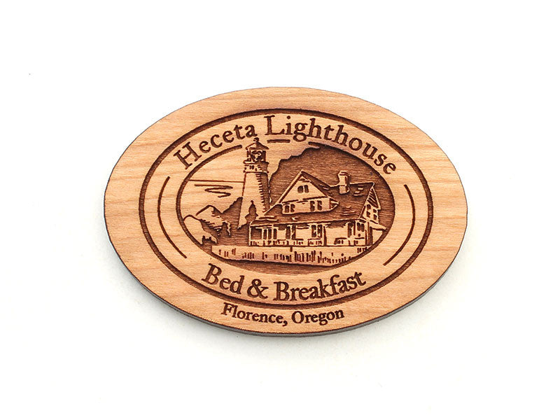 Heceta Lighthouse Logo Magnet – Nestled Pines